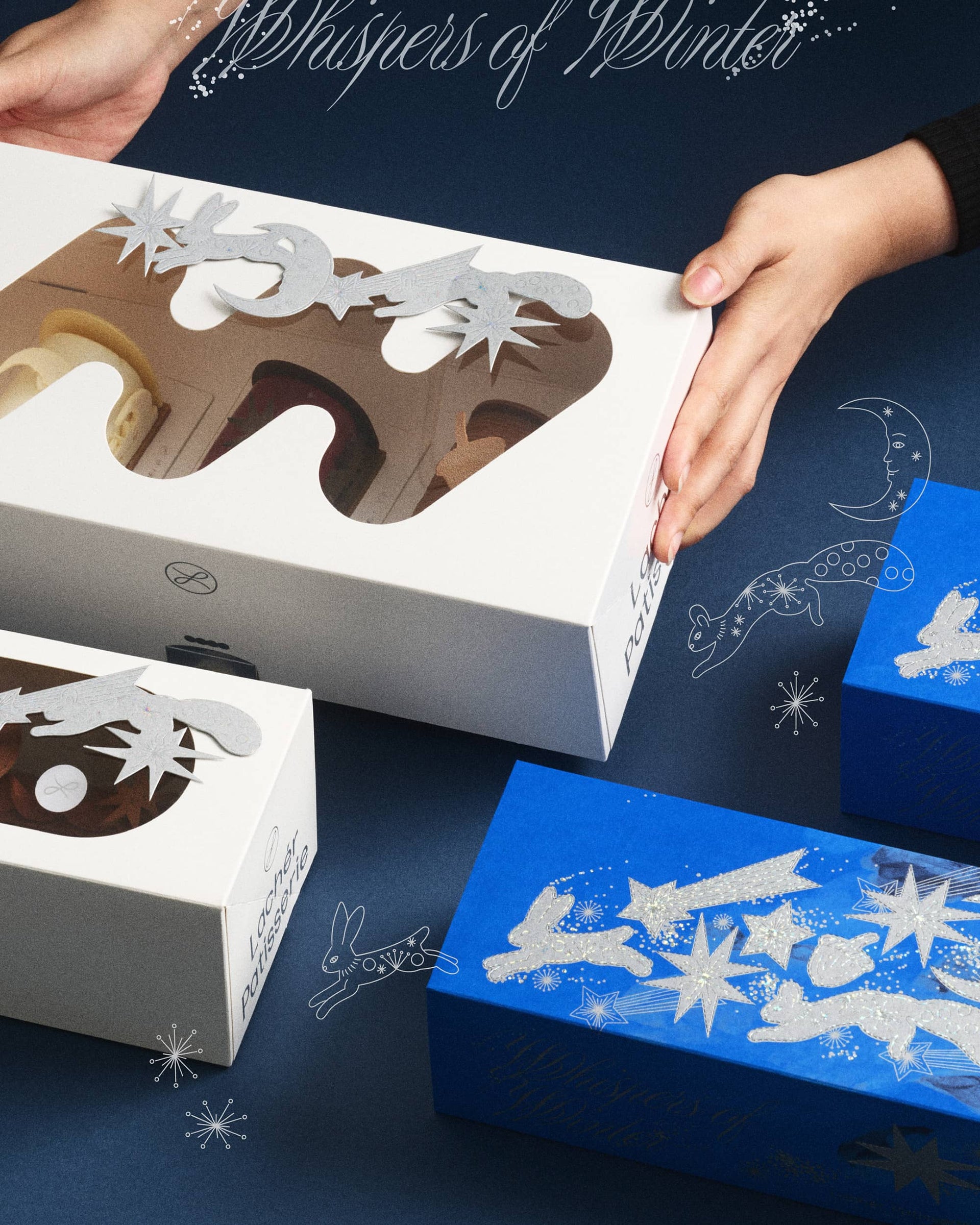 2025 Christmas — Petit Log Cakes Set – Lacher Patisserie