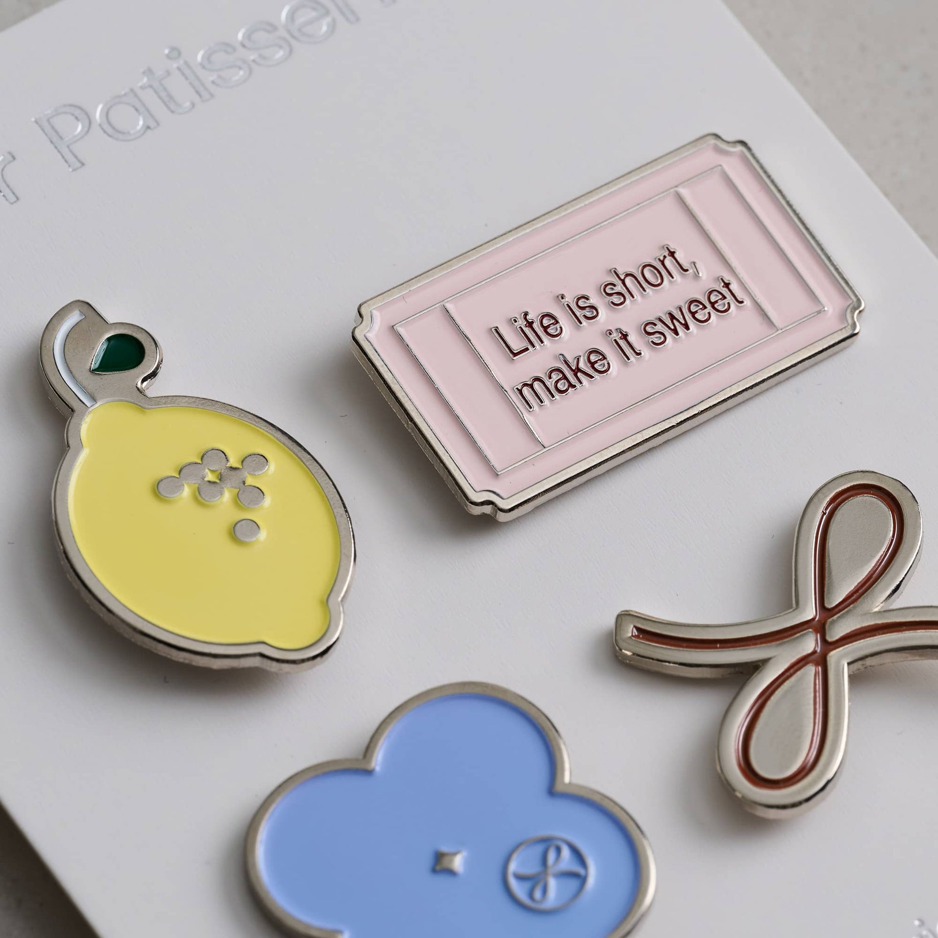Lachér's Enamel Pin Set – Lacher Patisserie