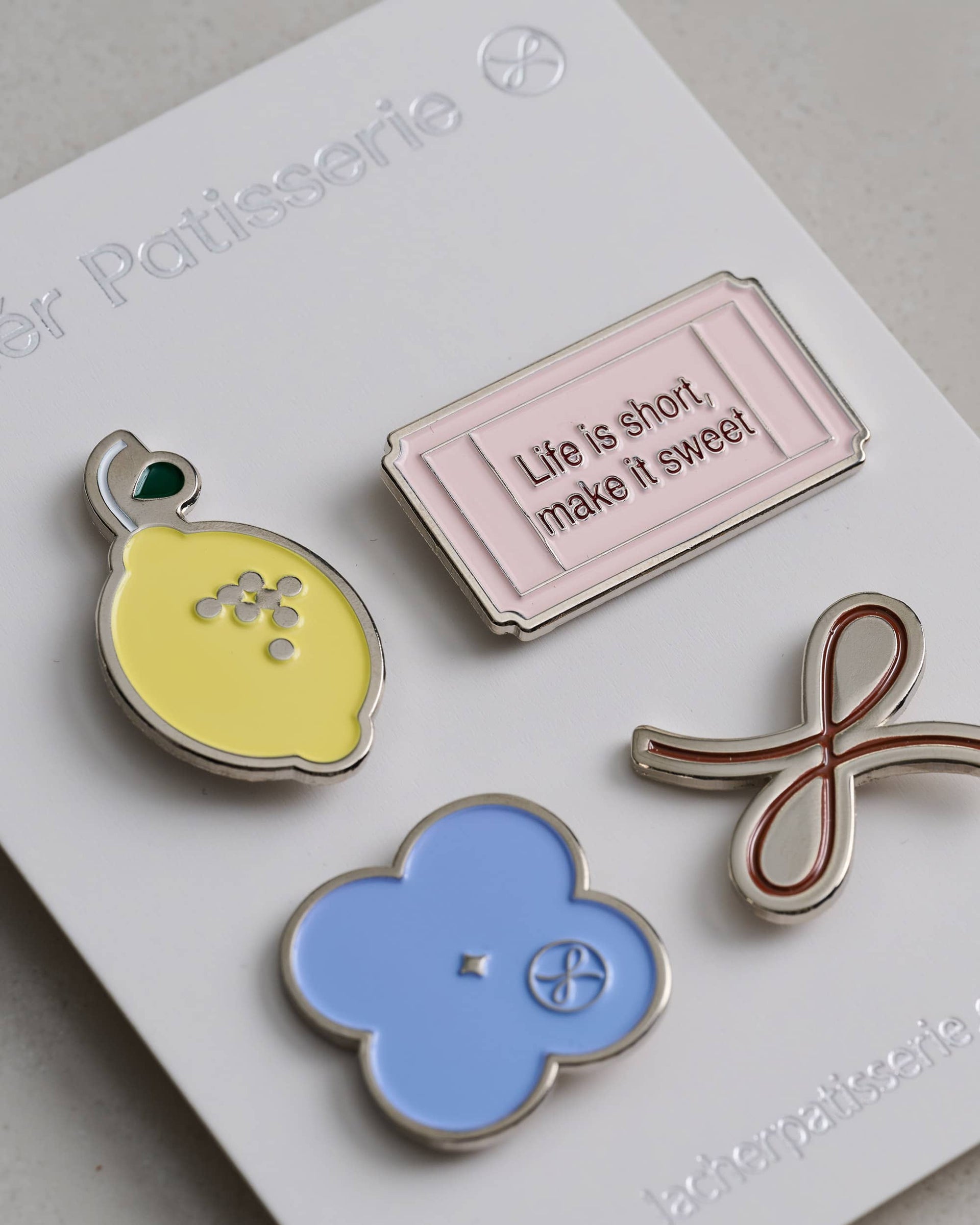 Lachér Enamel Pin Set – Lacher Patisserie