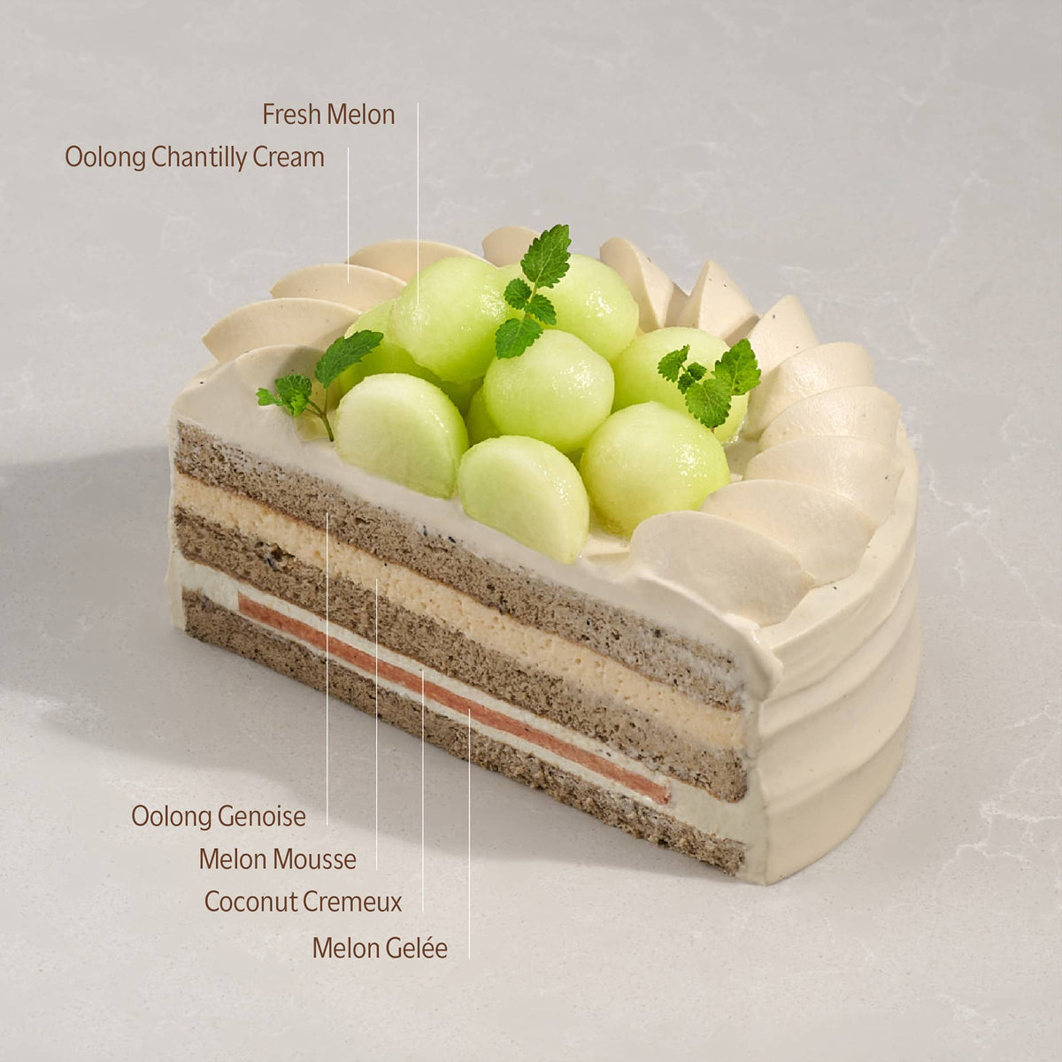 Oolong Melon Cake – Lacher Patisserie